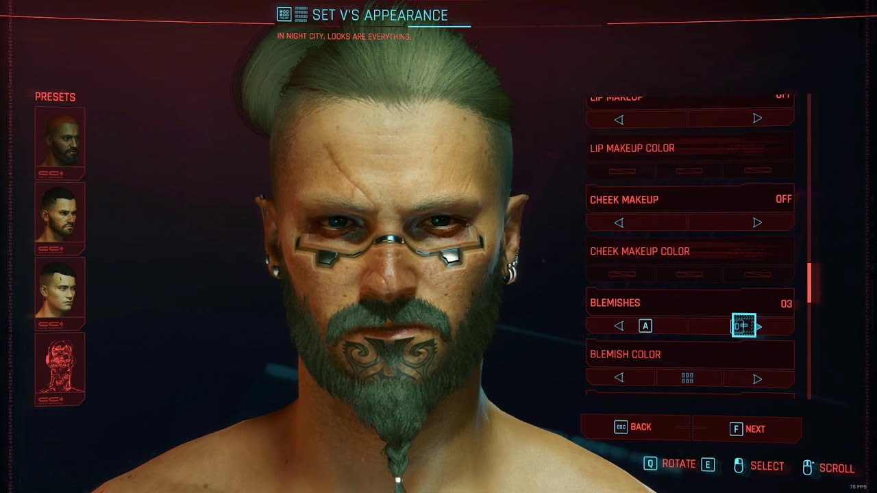 CyberPunk 2077 - Full Male Customization - YouTube