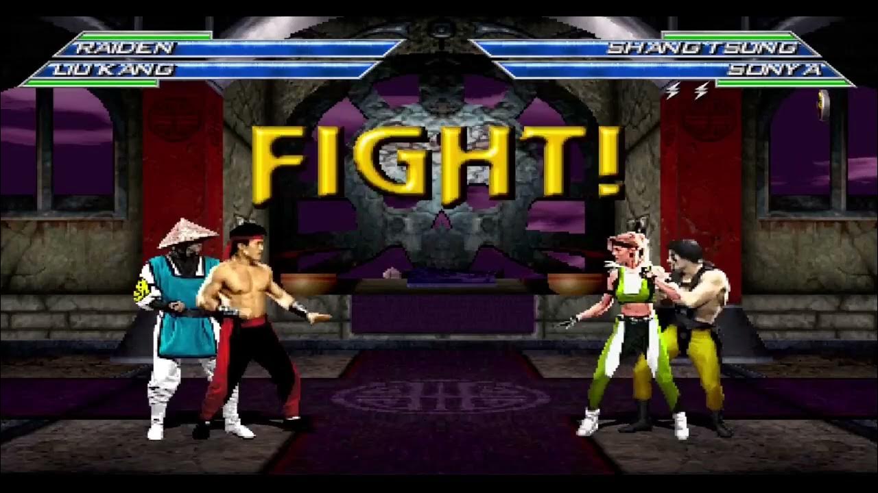 Raiden and Liu Kang vs Shang Tsung and Sonya Mortal Kombat New Era Tournament - YouTube