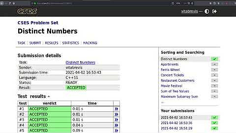 [CSES][SORTING AND SEARCHING] - YouTube