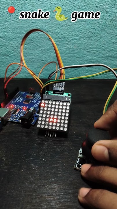 snake game // Arduino project// joy stick// #shortsfeed #arduinoproject - YouTube