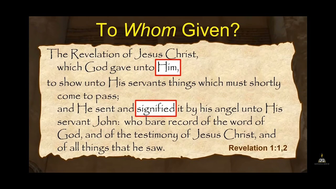 Revelation Session 5 - Chapter 2 - Letter of Christ to the church in ...