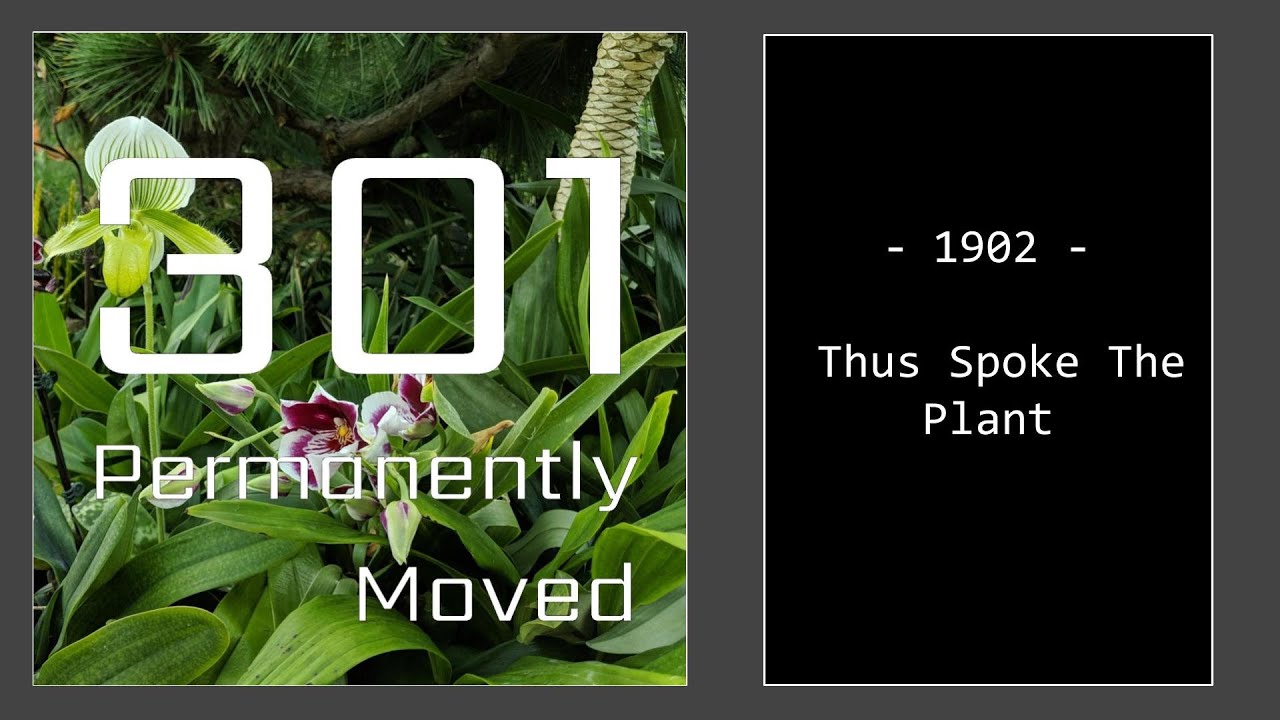 Thus Spoke The Plant (Review) | Permanently Moved - YouTube