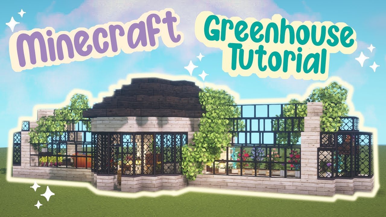 Greenhouse Tutorial Aesthetic Minecraft 🍄🌿 Mizunos Cottagecore Fairy ...