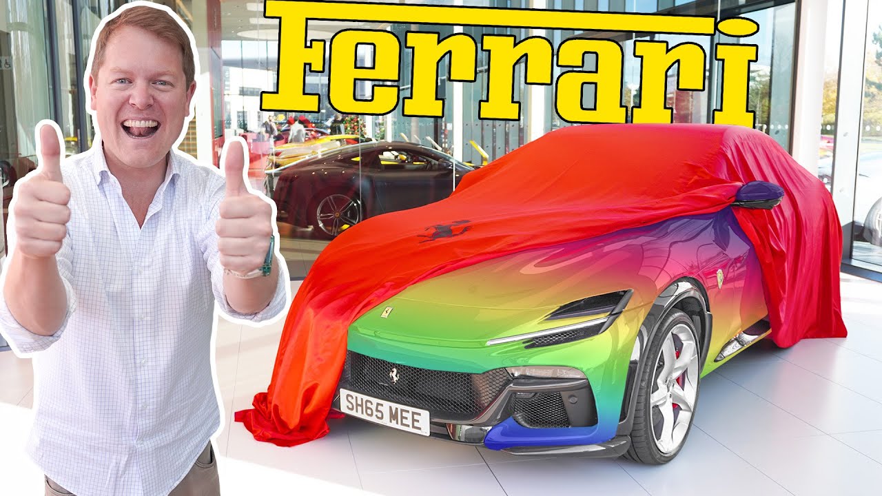 IT'S HERE! Collecting My New FERRARI PUROSANGUE and SPEC REVEAL - YouTube