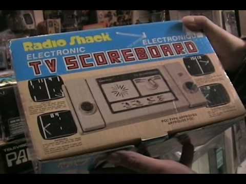 Radio Shack 1980ties pong machine paddle adversery pongs - YouTube