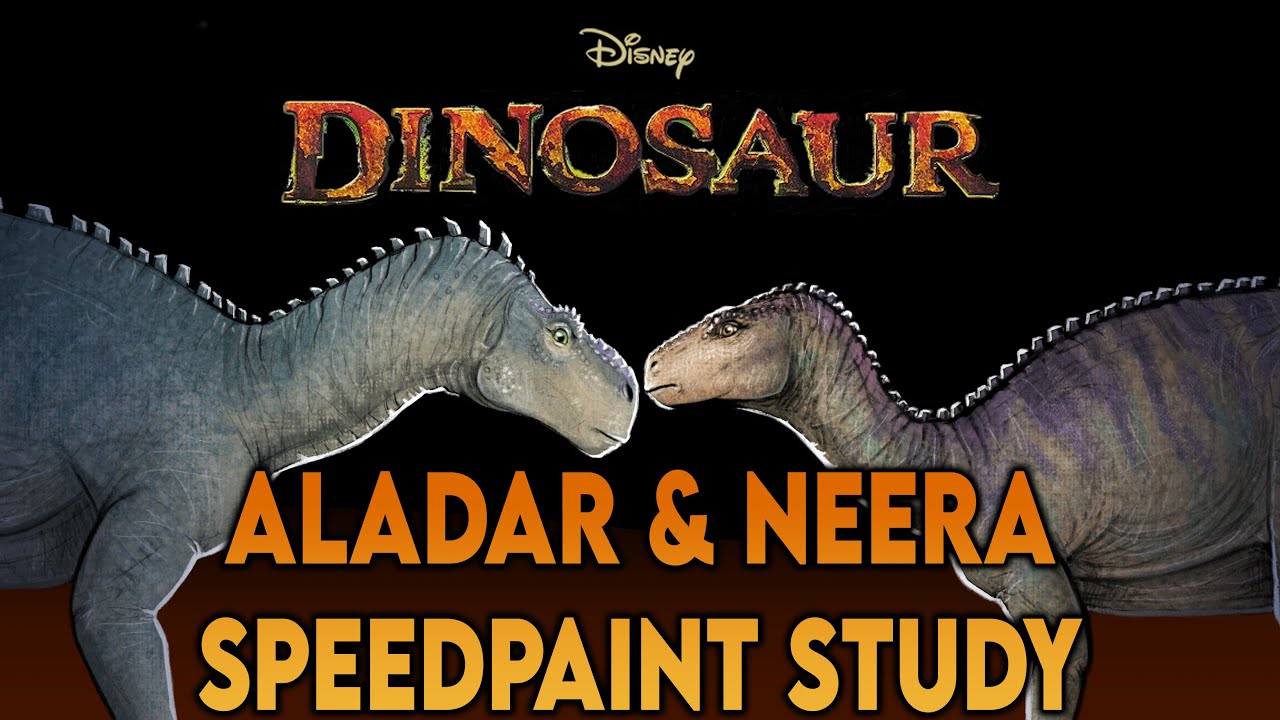 Disney Dinosaur | Iguanodon | Aladar & Neera Fan Art Speedpaint - YouTube