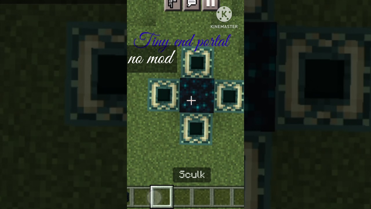 How To Make A Tiny End Portal In Minecraft Without Any Mod | # ...