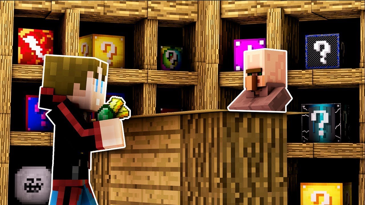 LUCKY BLOCKS EINKAUFEN! | Minecraft LUCKY TRADE - YouTube