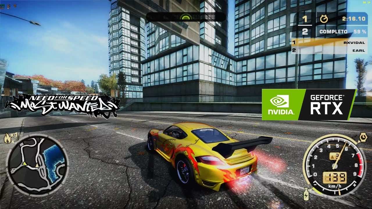 NFS MW Modern Rockport Graphics Mod ENB High End Gameplay vs EARL ...