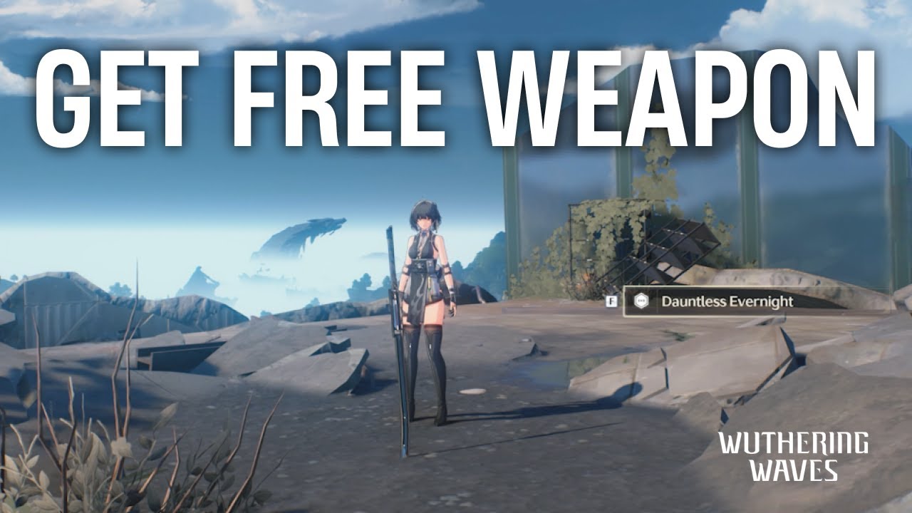 GET FREE 4-Star Broadsword Weapon — Wuthering Waves - YouTube