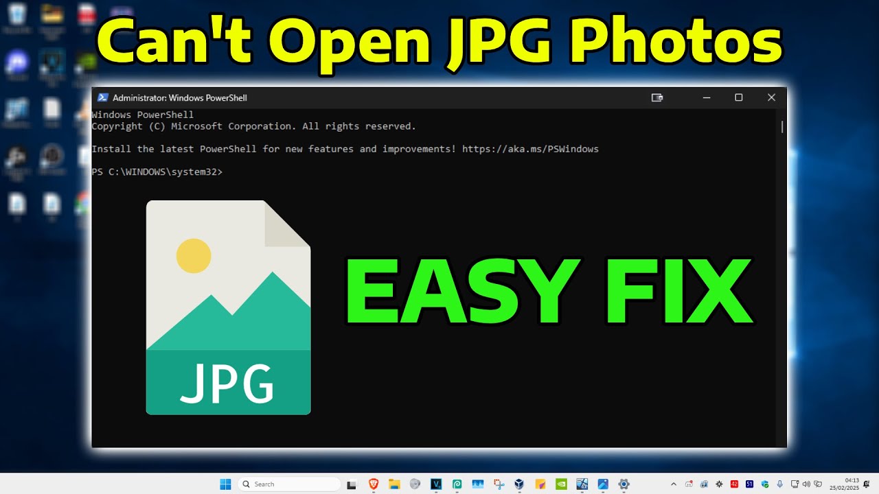How To Fix JPG Photos Not Opening in Windows 11 - YouTube