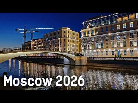 Moscow 2026. Walking Tour from Taganka to Red Square 4K HDR