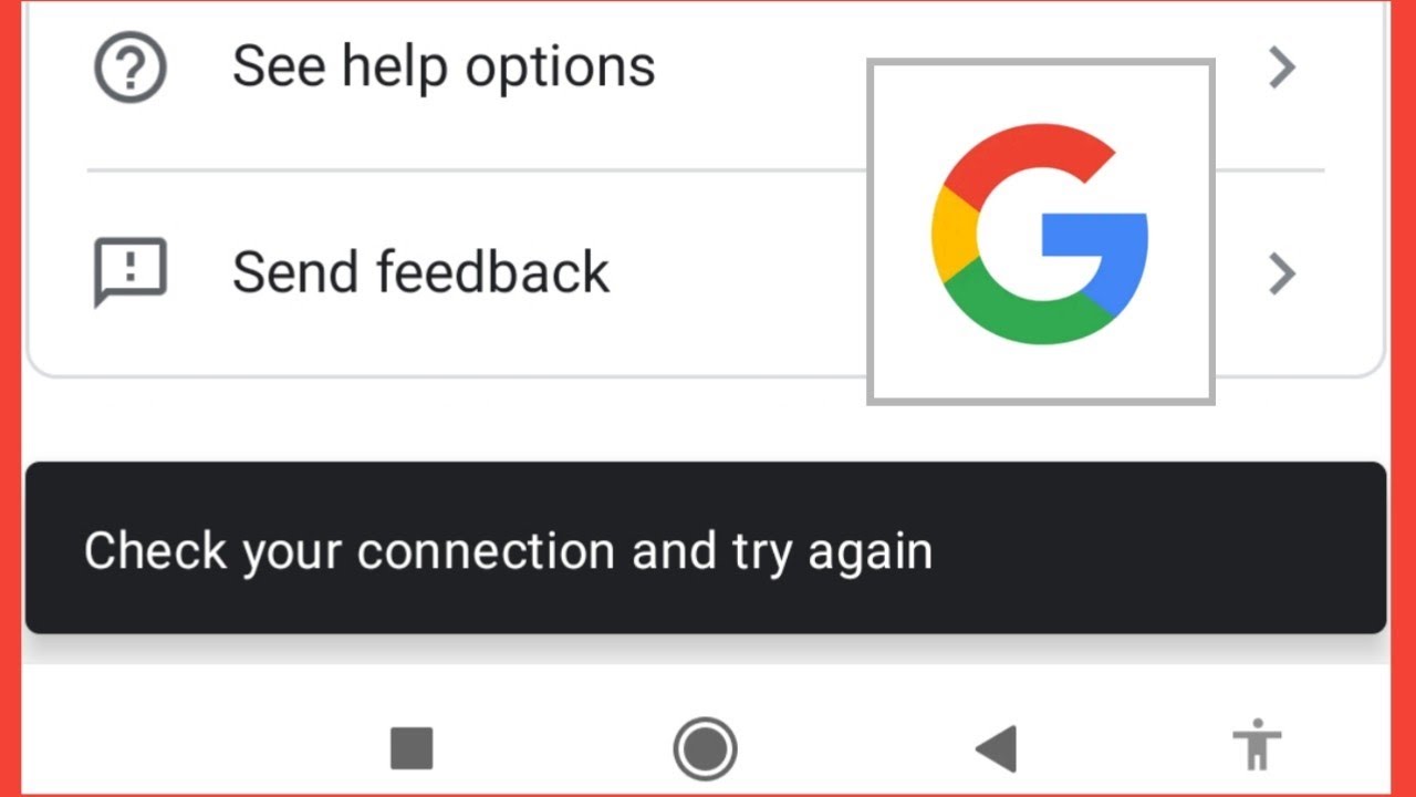 How To Fix Check Your Connection And Try Again On Google Account How To Fix Check Your Connection And Try Again On Google Account