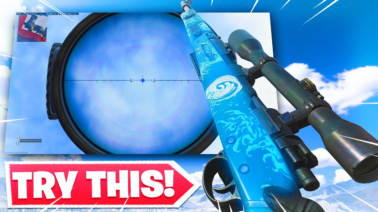 this BLUE DOT will make you the BEST SNIPER on Modern Warfare.. (try ...