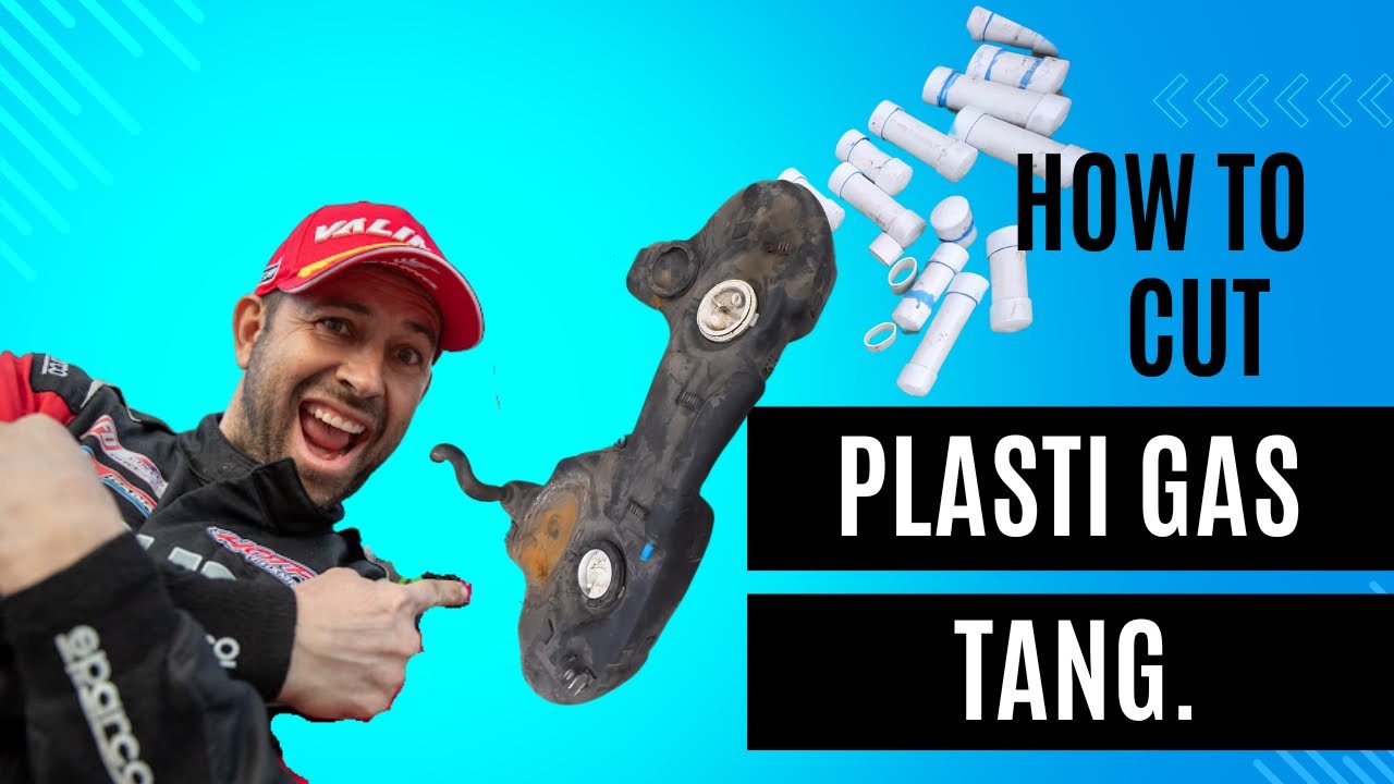 How to cut plastic gas tank day 8 pro car - YouTube