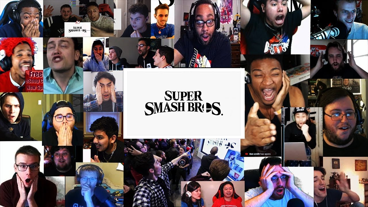 Live reaction to Super Smash Bros teaser for Nintendo Switch (20 ...