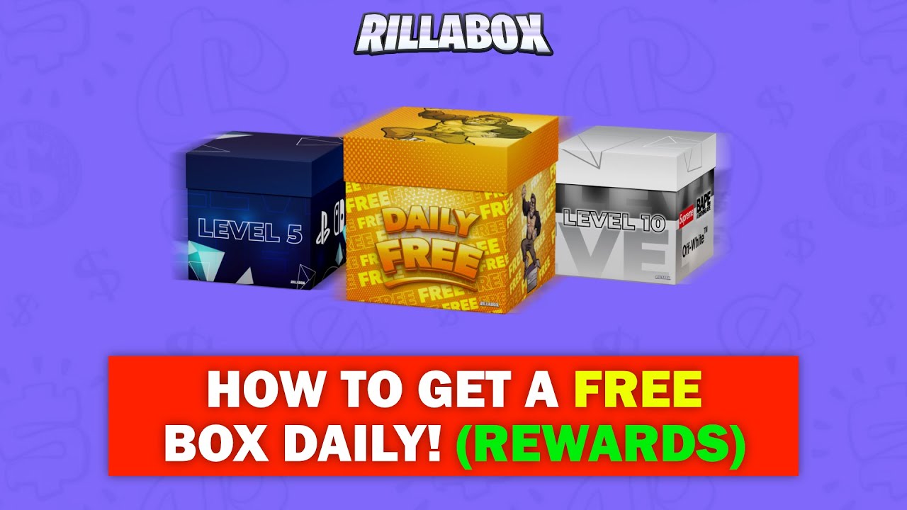 HOW TO GET A FREE BOX DAILY ON RILLABOX! (REWARDS) - YouTube