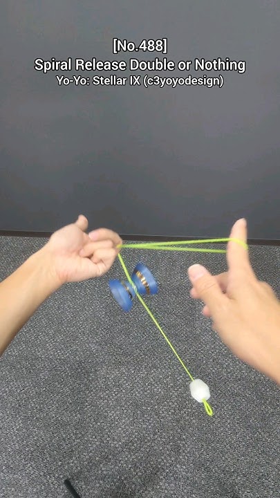 [No.488]🪀Today's Yo-Yo Trick & Tutorial: Spiral Release Double or Nothing #yoyo #yoyotricks ...