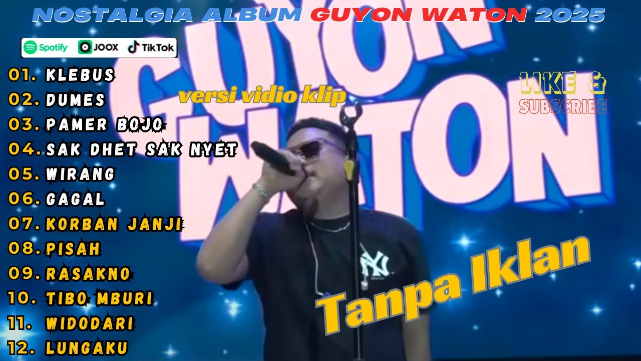 Nostalgua Album Guyon Waton Terbaik 2025 || Kumpulan lagu guyon waton yang paling banyak dicari ...