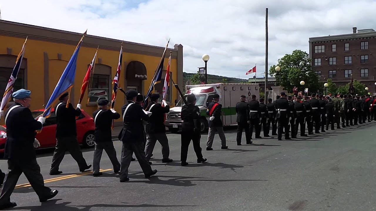 Memorial Day parade, July 1st 2015, St. John's NL - YouTube