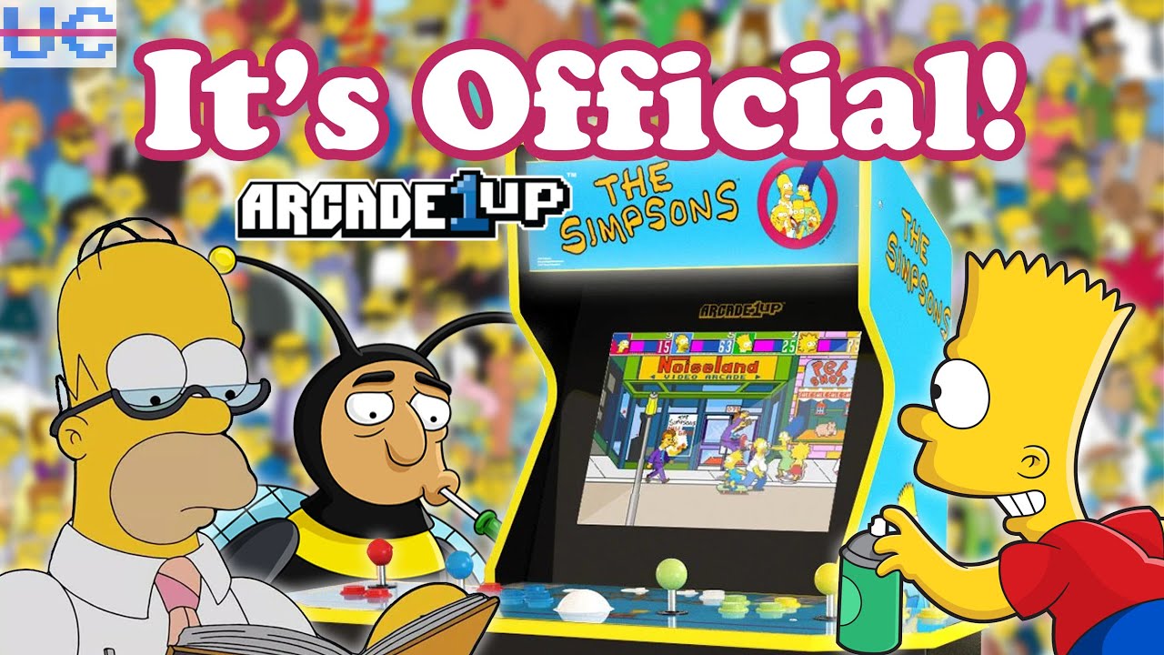 The Simpsons Arcade1up OFFICIALLY Announced! - YouTube