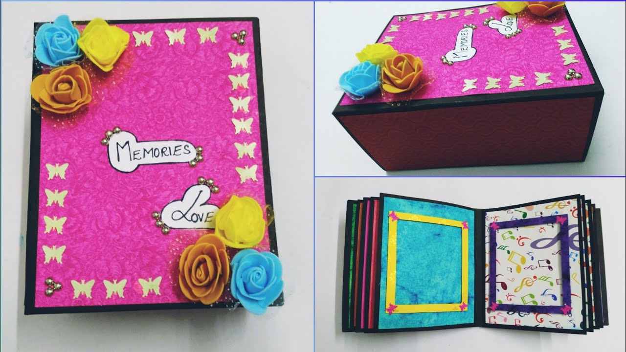How to make a photo album at home | diy photo album - YouTube