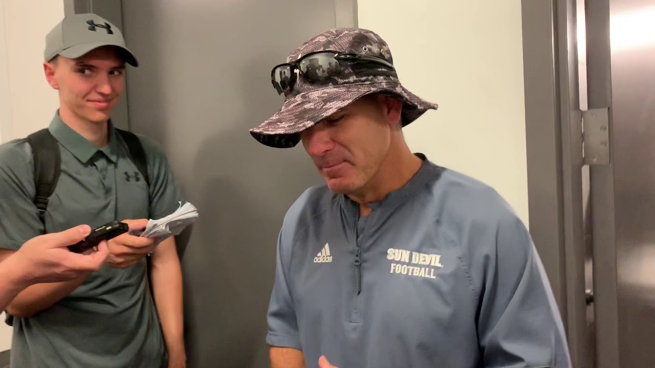 Rob Likens after ASU practice 08/18/2019 - YouTube