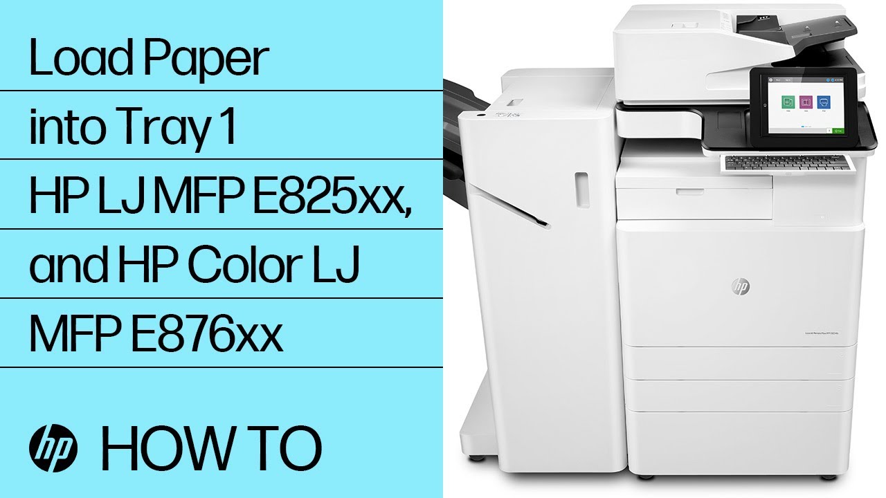 Load Paper Into Tray 1 HP LaserJet MFP E825xx And HP Color LaserJet load-paper-into-tray-1-hp-laserjet-mfp-e825xx-and-hp-color-laserjet
