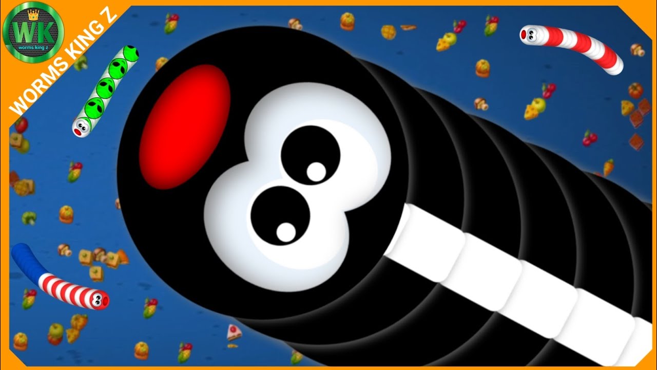 🐍Worms Zone.io 🔥 #53 – Cake vs Fruit Party | Top 1 on the Map 💯 Best ...