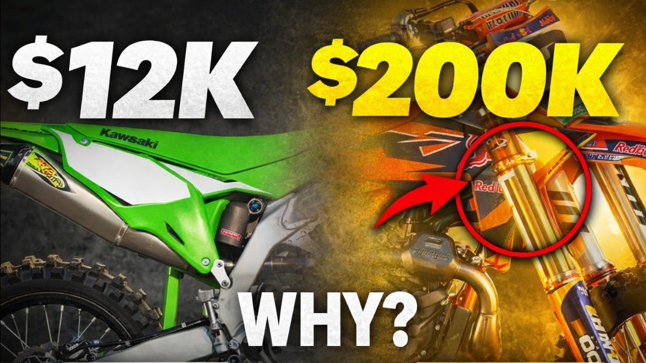 Why Factory Supercross Bikes Cost $200,000 - YouTube