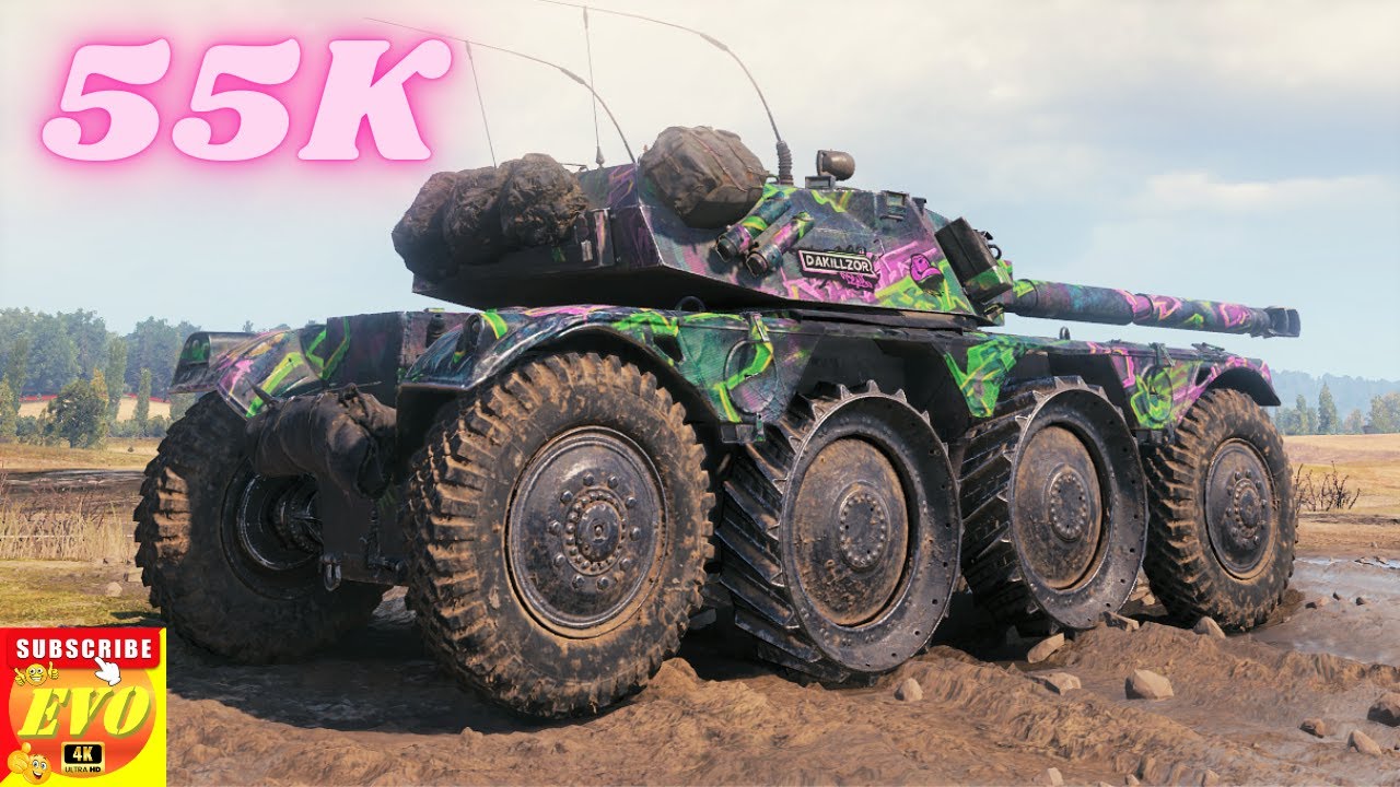 55K Spot damage with Panhard EBR 105 -21.8K & EBR 105 - 18K & EBR 105 ...