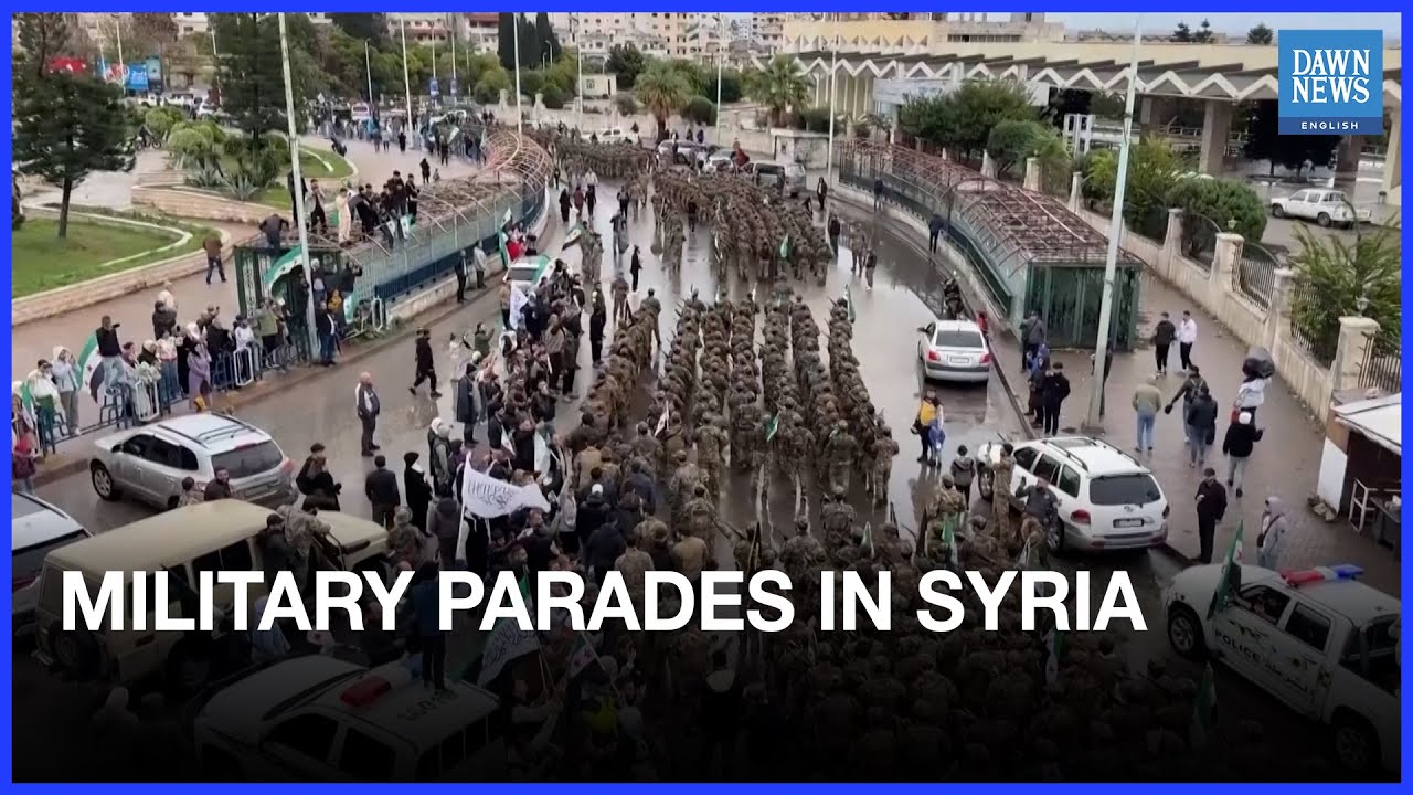Syria Holds Military Parades to Commemorate First Anniversary of Assad ...