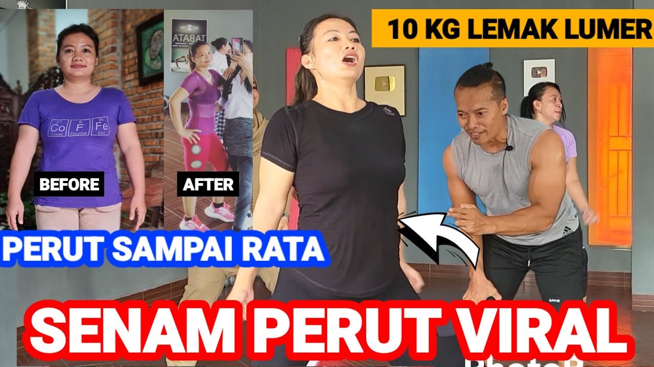 Senam Perut Viral Hancurkan 10 Kg Lemak Perut Youtube