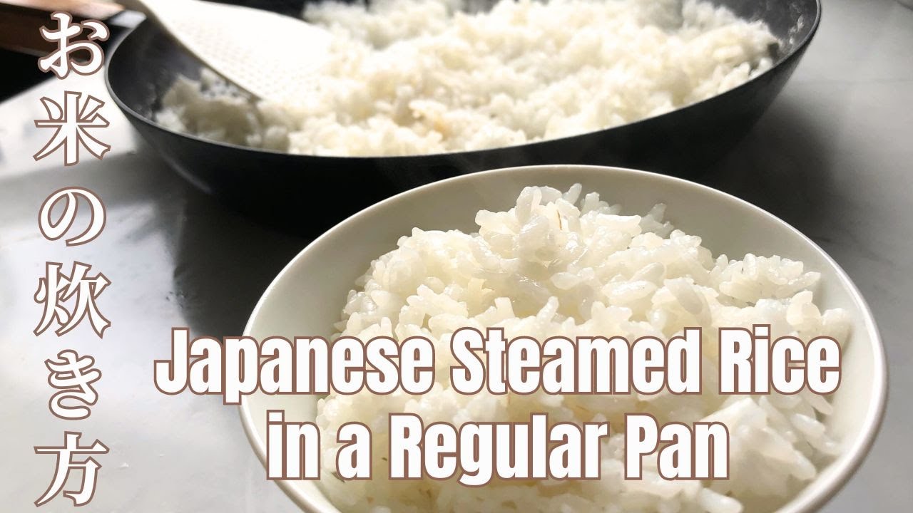 No more Rice Cooker ”Cook Perfect Short Grain Rice with a Regular Pan ...