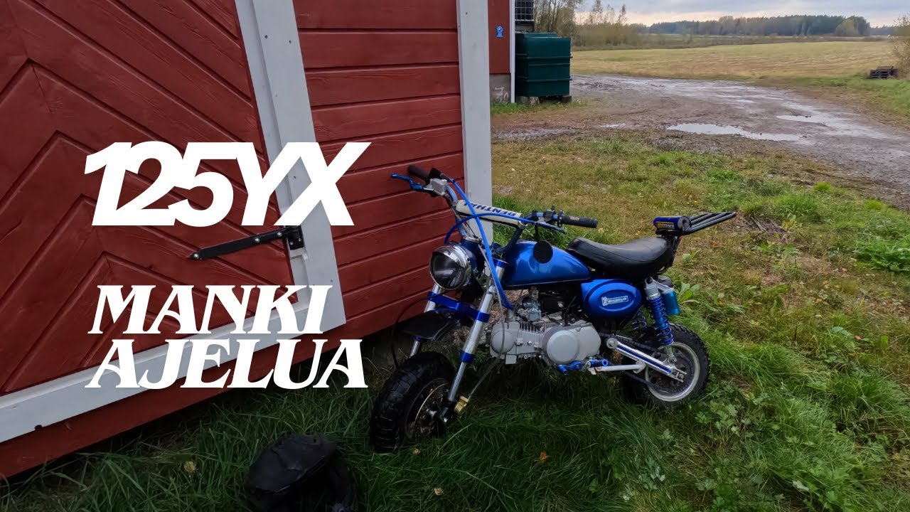 125 Yx Manki (hyytyy kesken matkan) Pieni Nightride - YouTube