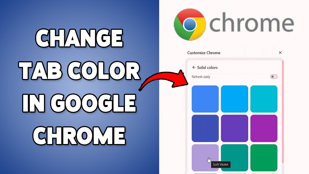 How To Change Tab Color In Google Chrome 2024 | Customize Chrome ...