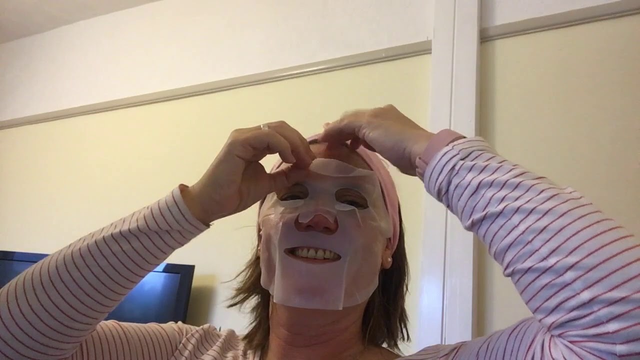 Forever Living Products Bio Cellulose Face Mask Demonstration www ...
