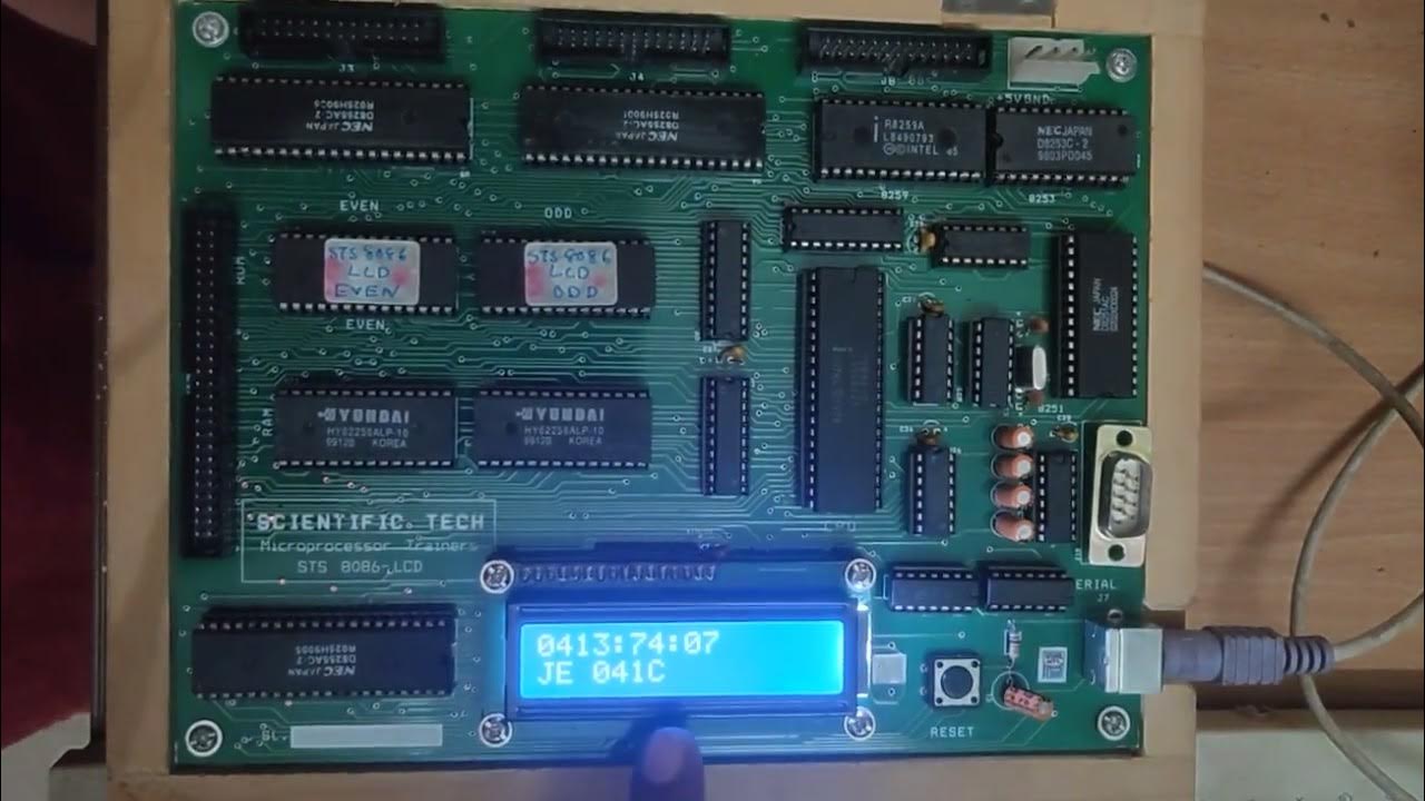 8086 MICROPROCESSOR SEARCHING PROGRAM - YouTube