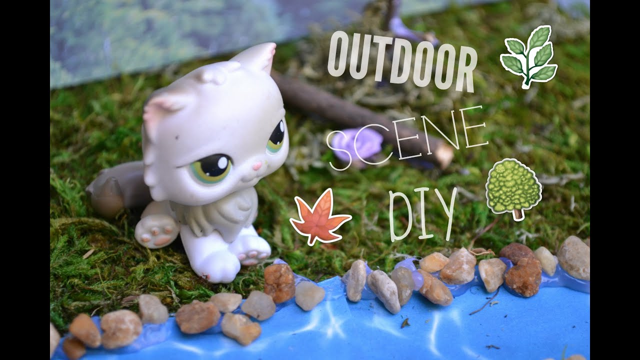 DIY: LPS Outdoor Scene (Speed-Craft) - YouTube