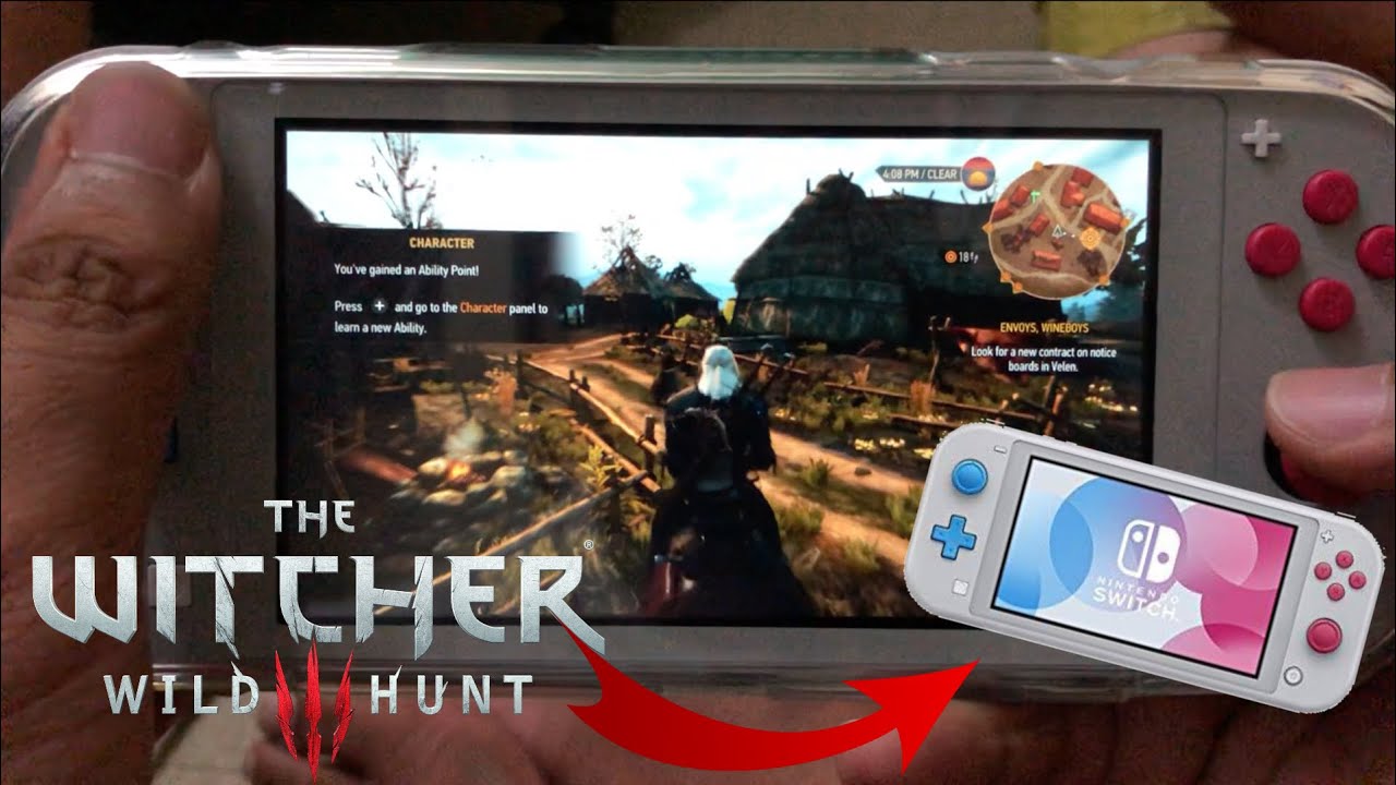 Witcher 3 Complete Edition on Nintendo Switch LITE!!! - YouTube