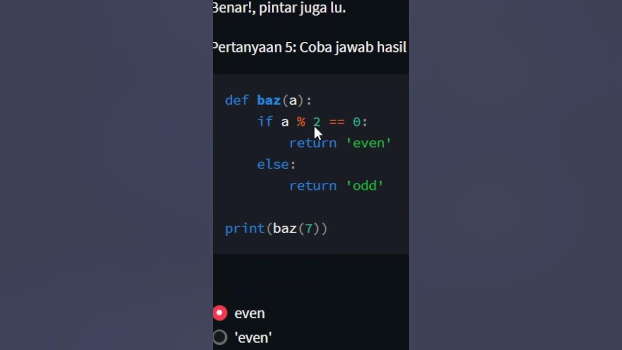 Latihan Coding Python Part 3 - YouTube