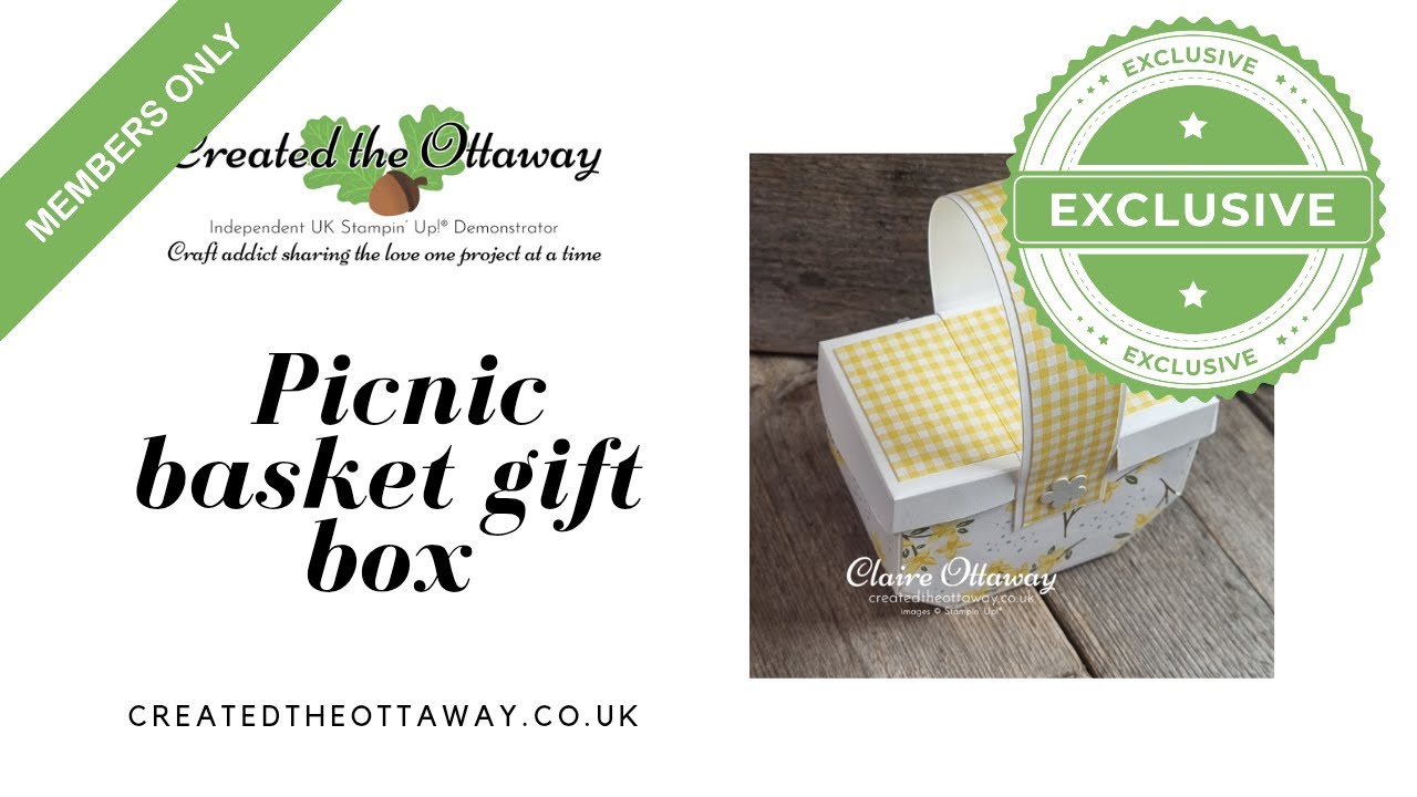 Picnic basket tutorial @createdtheottaway - YouTube