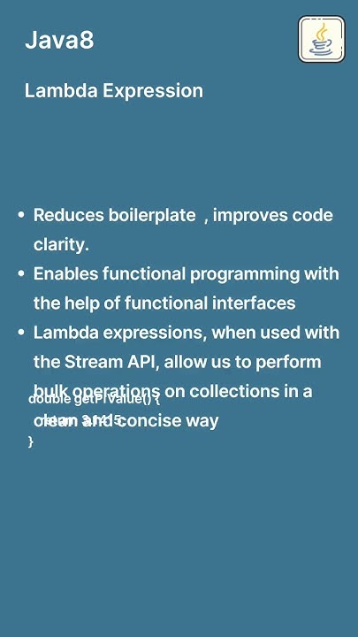 Lambda Expressions | #javainterview #java8 #java8features # ...