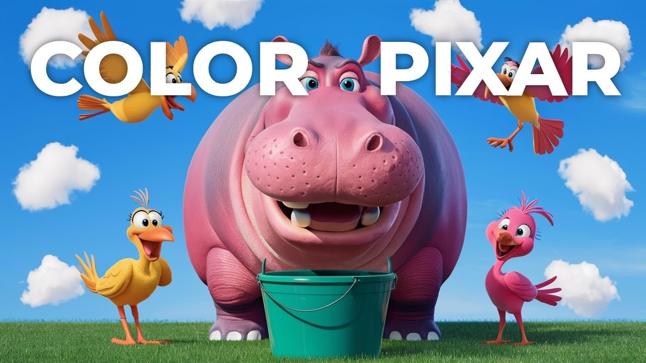 Color Adventure for Kids! Learn Colors with Animals 🦜🐸🐋🦆 | Fun Learning ...