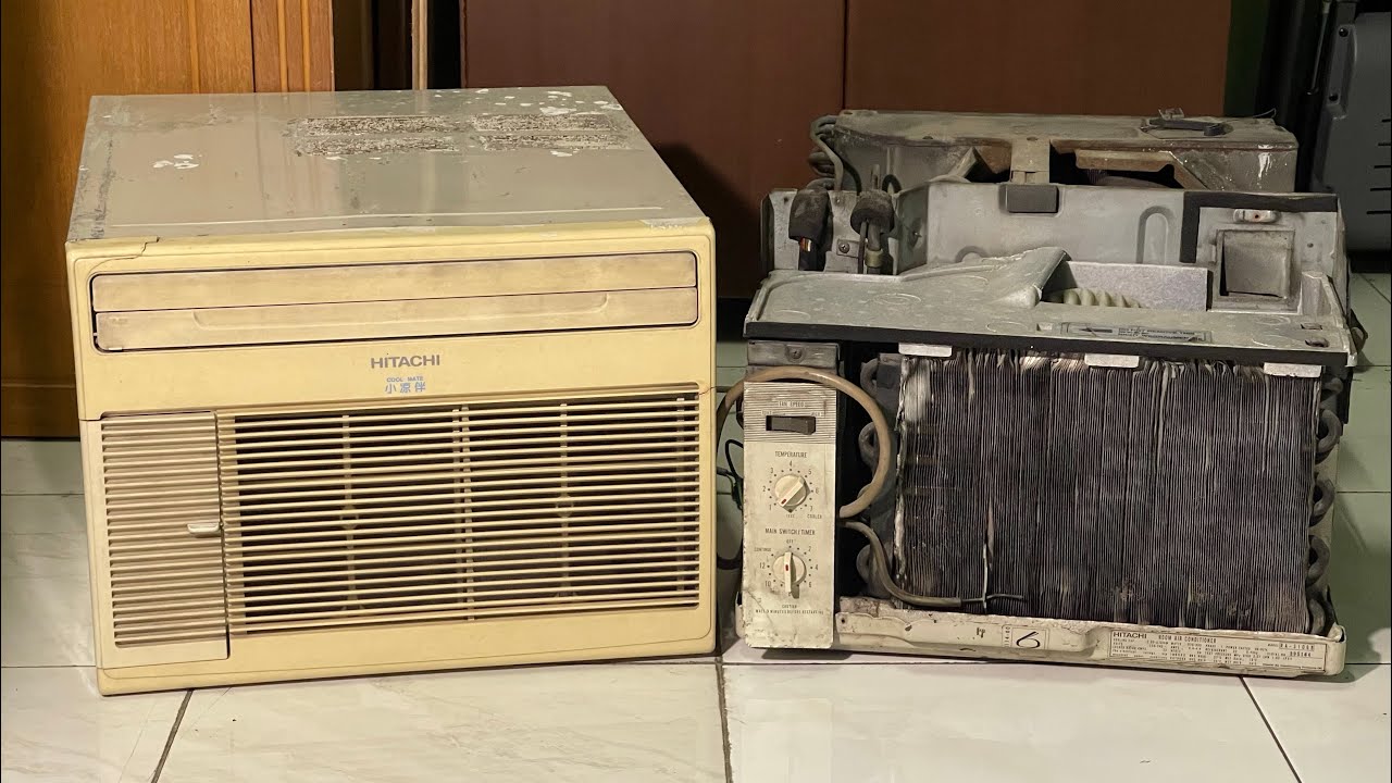 1990’s Hitachi Window AC | Pre Restoration! - YouTube