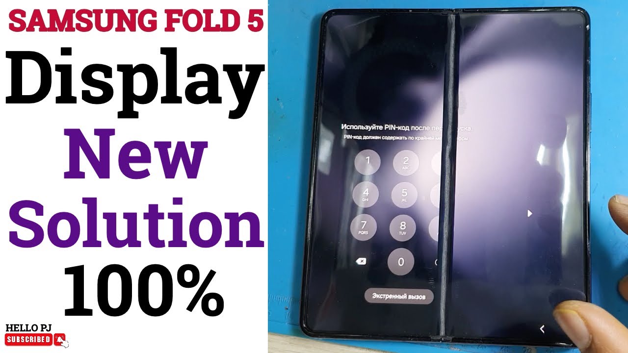 Samsung Fold 5 Display flickering - YouTube