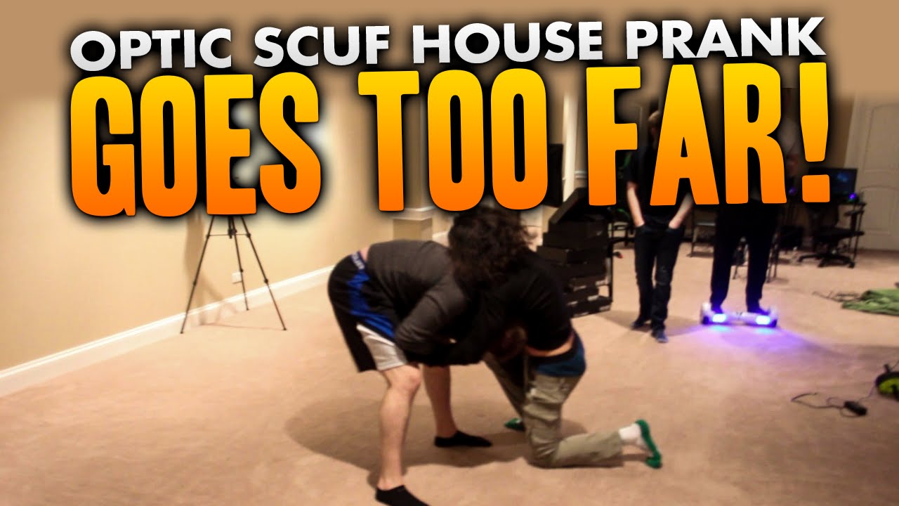 OpTic Scuf House Prank Goes Too Far - YouTube