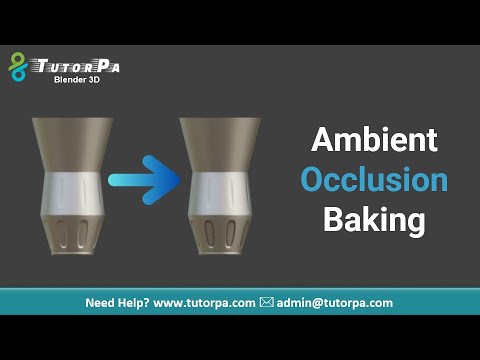 AO Baking | High To Low Poly | Problem Solving Tips | Blender 3D | TutorPa - YouTube