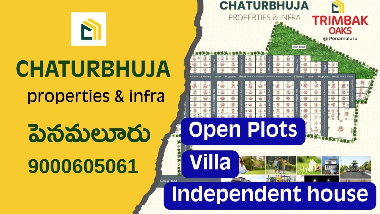 Amaravati, Penamaluru APCRDA Layout Plots - YouTube