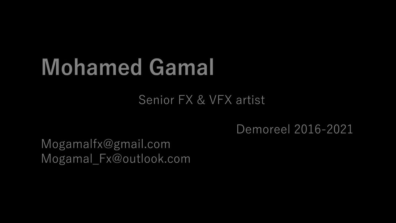 Show reel 2016-2021 Senior FX & VFX artist - YouTube